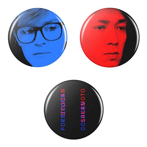 Forbidden Colours Button Pin Set David Sylvian