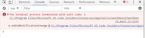 Diagnosing Why My Terminal Process Exited · Issue 47328 · Microsoft