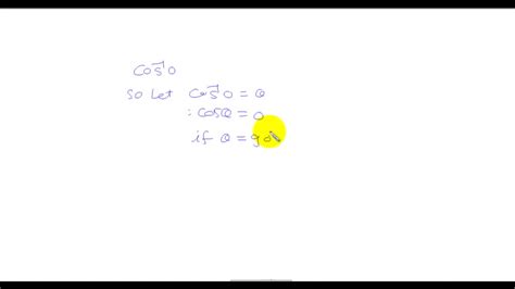 SOLVED Evaluate The Inverse Function By Sketching A Unit Circle And Locating The Correct Angle