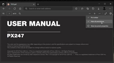 New Settings And More Menu In The PDF Reader R MicrosoftEdge