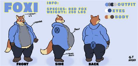 Foxi Ref Sheet By Glacialtalon On Deviantart