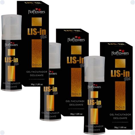 Kit Com 3 Gel Lis In Lubrificante íntimo Deslizante Dessensibilizante
