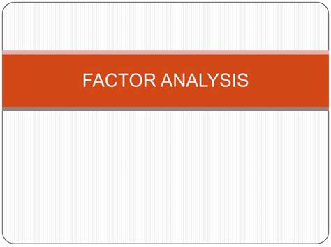 Factor Analysispdf