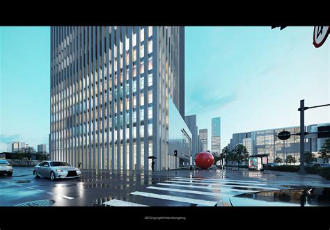场景列车Vol 287丨电影氛围雨天街道 WeeKhengming 场景列车 D5渲染器
