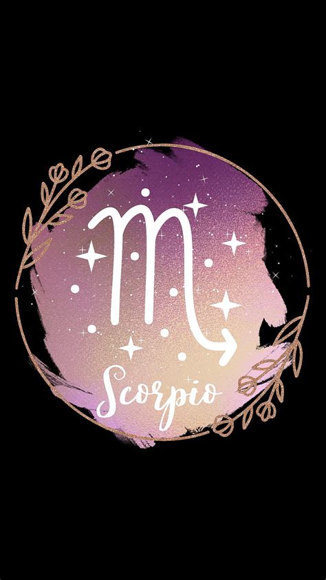 Scorpio Zodiac Sign Wallpaper Aesthetic
