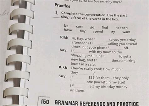 Practice 1 Complete The Conversation Use The StudyX