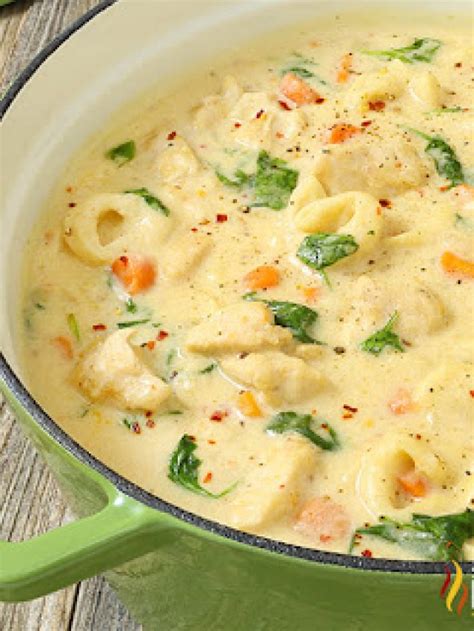 Alfredo Chicken Tortellini Soup The Slow Roasted Italian