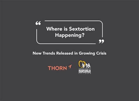Where Is Sextortion Happening New Trends Released In Growing Crisis