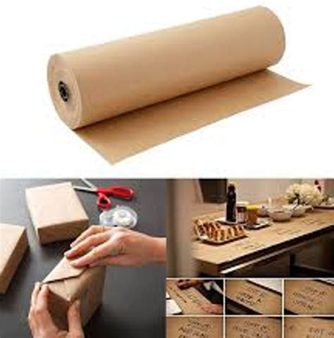 325 Feet Width Packing Material Brown Paper Roll Brown Paper Sheets