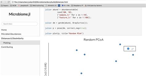 generating plots in documenter jl general usage julia programming