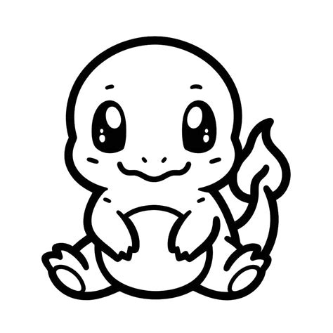 Coloriage Pokémon Salamèche télécharger et imprimer gratuit sur