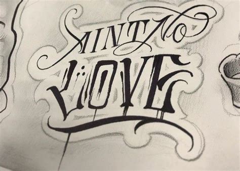 Graffiti Lettering Tattoo Design