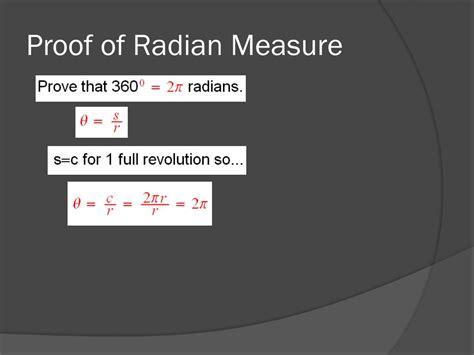 PPT Lesson 44 Radian Measure PowerPoint Presentation Free Download ID 5580499