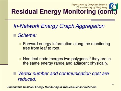 ppt continuous residual energy monitoring i n wireless sensor network