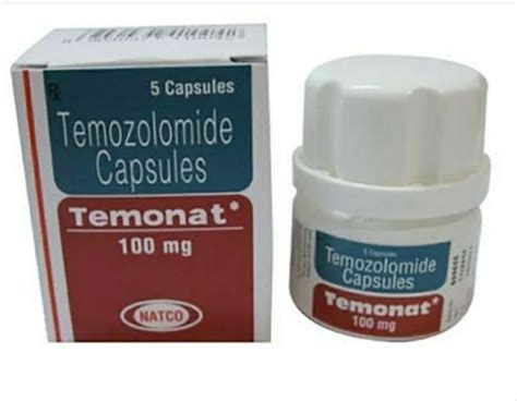 Temonat Temozolomide 100 Mg Capsule Natco 5 Capsules At Rs 1200