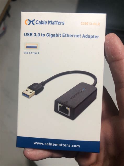 Cable Matters Usb 3 0 To Gigabit Ethernet Adapter Computers And Tech Parts And Accessories Cables