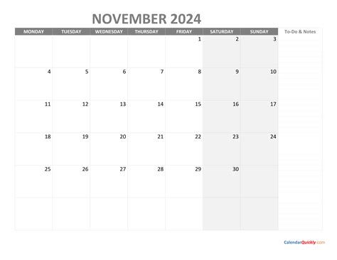 November 2024 Printable Calendar Dareen Maddalena