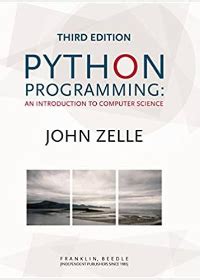 EBook PDF Python Programming An Introduction To Computer Science Rd Edition By John Zelle
