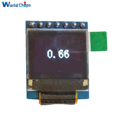 066 인치 7pin Oled 디스플레이 모듈 64x48 화면 Arduino Avr Stm32 용 Spi I2c 33 5 V