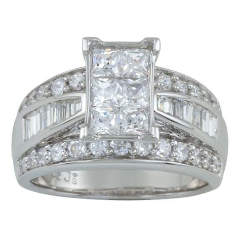 Princess Cut Diamond Composite Ring