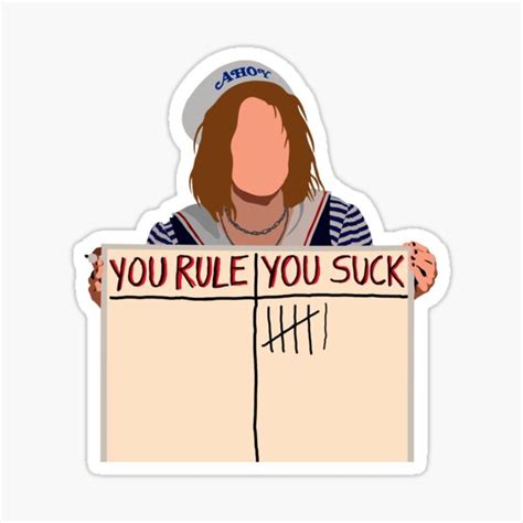 You Rule You Suck Robin Sticker For Sale By Sadieillust Redbubble