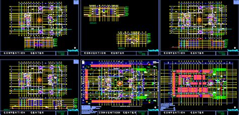 Convention Center DWG Detail For AutoCAD Designs CAD
