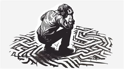 Professional Solutions Seeker Handdrawn Vector Illustration Premium