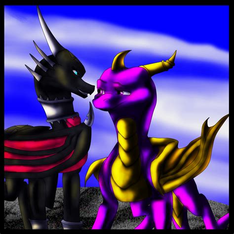 Spyro And Cynder By Skrenva On Deviantart