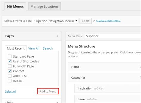How To Create Custom Menus In Wordpress • Silo Creativo