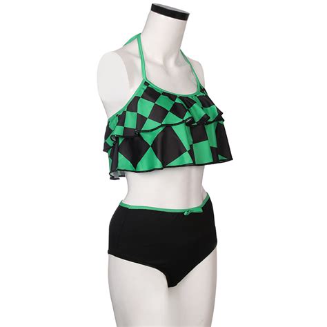 Demon Slayer Kimetsu No Yaiba Kamado Tanjirou Maillotde Bain Bikini