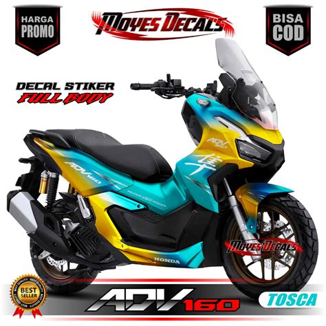 Jual Telaris Decal Variasi Adv 160 Full Body Stiker List Honda Adv