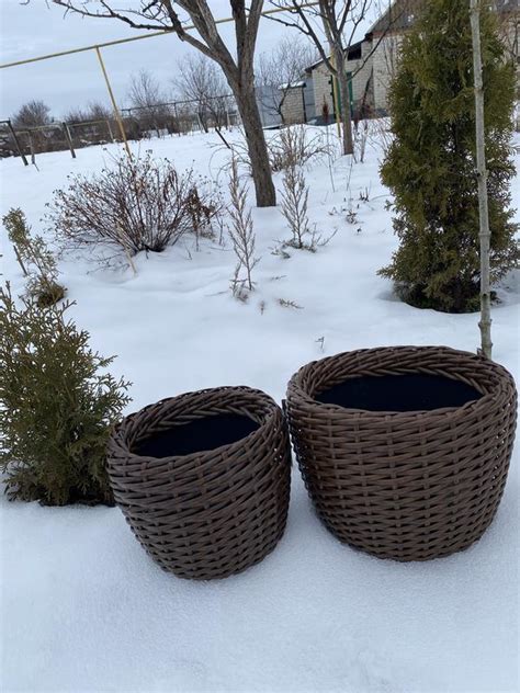 Кашпо з ротангу 10 л — ціна 400 грн у каталозі Кашпо Купити товари для