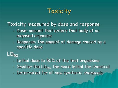 Chapter 7 Human Health And Environmental Toxicology Ppt Download