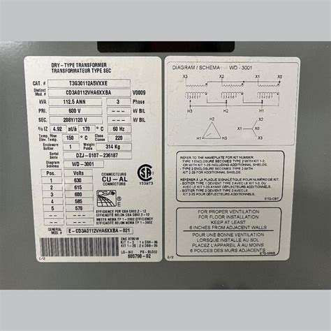 112 5kva Siemens Multi Tap Transformer