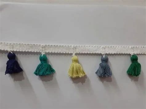 Multicolor Cotton Tassel Lace For Home Furnishing At Rs 50meter In Delhi