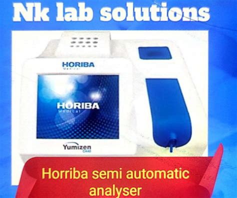 Horriba Semi Automatic Biochemistry Analyser Weight 23 Kg At Rs 70000 In Yamunanagar