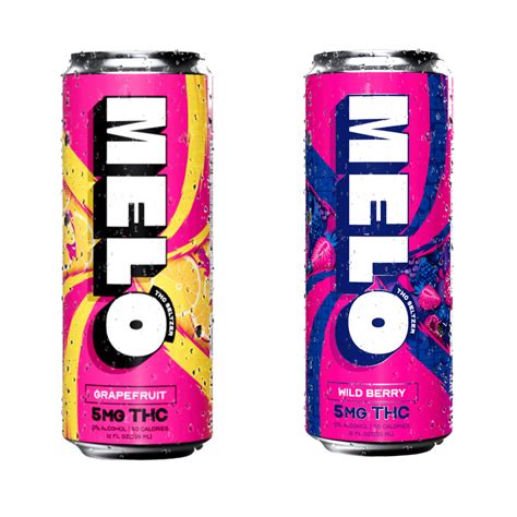 Variety Pack Thc Seltzer Premium Weed Drinks 5mg Thc Melo Seltzer