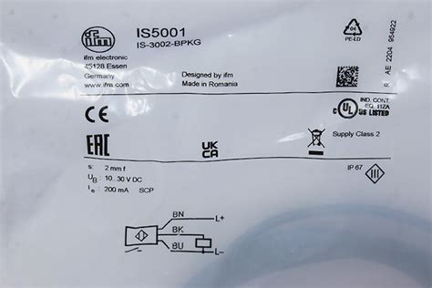 Ifm Is5001 Inductive Sensor Is 3002 Bpkg Ja Industries