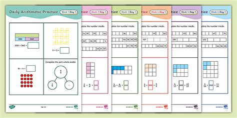 👉 Year 4 Autumn 1 Daily Arithmetic Practice Pack Twinkl