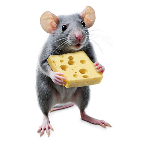 Download Rat With Cheese Png 38