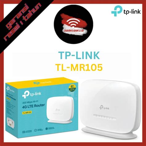 Jual Tp Link TL MR105 300 Mbps Wireless N 4G LTE Router TL MR105 Jakarta Pusat Jaringanku Id