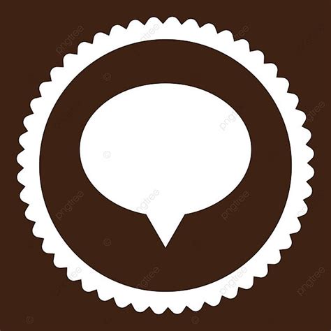 Banner Flat White Color Round Stamp Icon Targeting Query Certificate