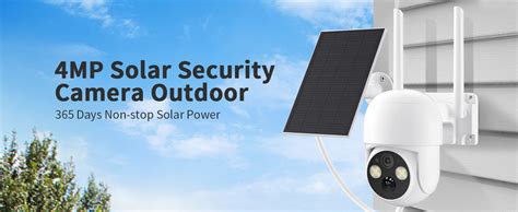 Amazon.com : WOOLINK 2PCS 4MP Solar Security Cameras Wireless Outdoor, 2.5K Solar/Battery ...