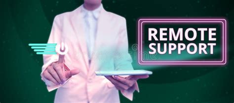 Conceptual Display Remote Support Concept Meaning Help End Users To