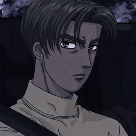 Takumi Fujiwara Icon Initial D Anime