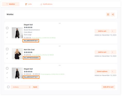 how to display sku in wishlist table moreconvert