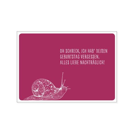 Postkarte Oh Schreck