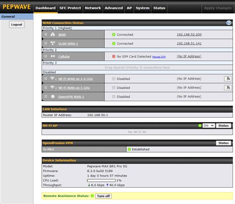 VLAN WAN Health Check Failure With Outbound Policy Change Pepwave MAX Peplink Community