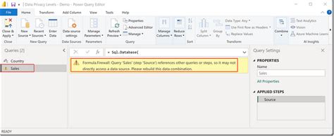 Mastering Data Privacy Levels A Guide To Resolving Firewall Errors In Power BI Bits BI