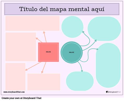 Plantilla De Mapa Mental Corporativo 2 Storyboard